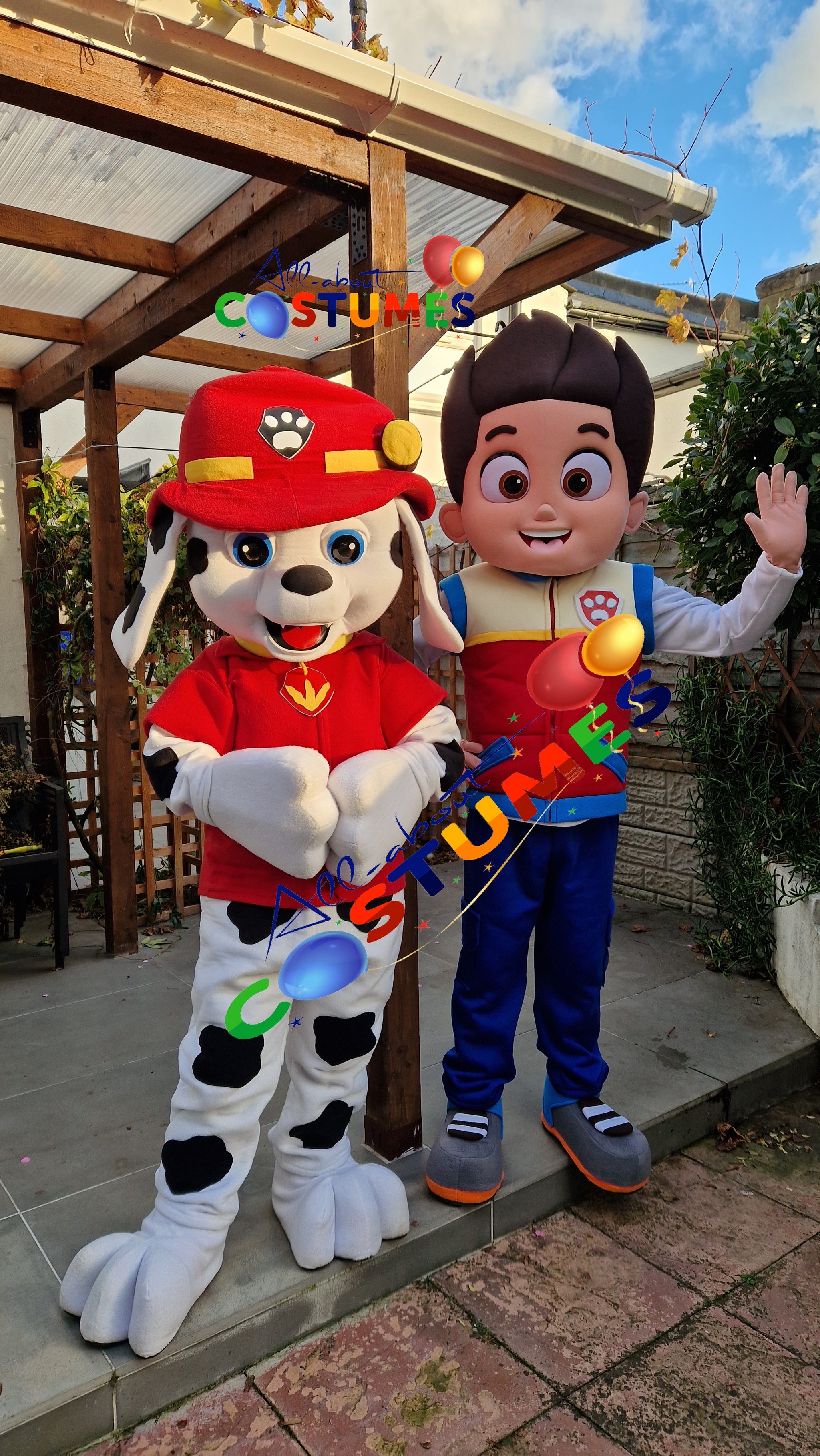 Paw Patrol Ryder & Marshall costumes